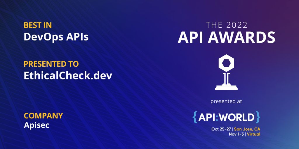 Awards - API World